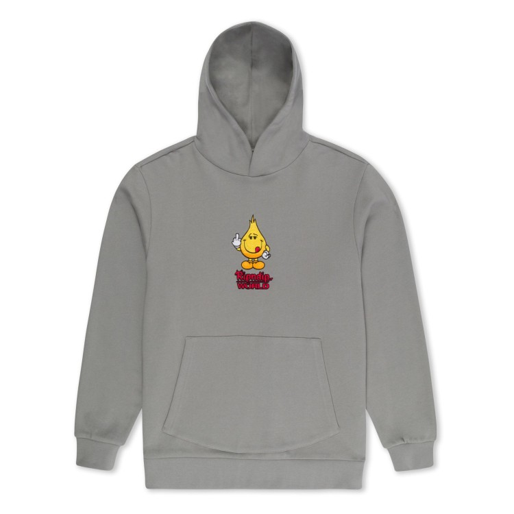 Худи RIPNDIP F U Flameboy Hoodie Grey – купить в магазине ridestep
